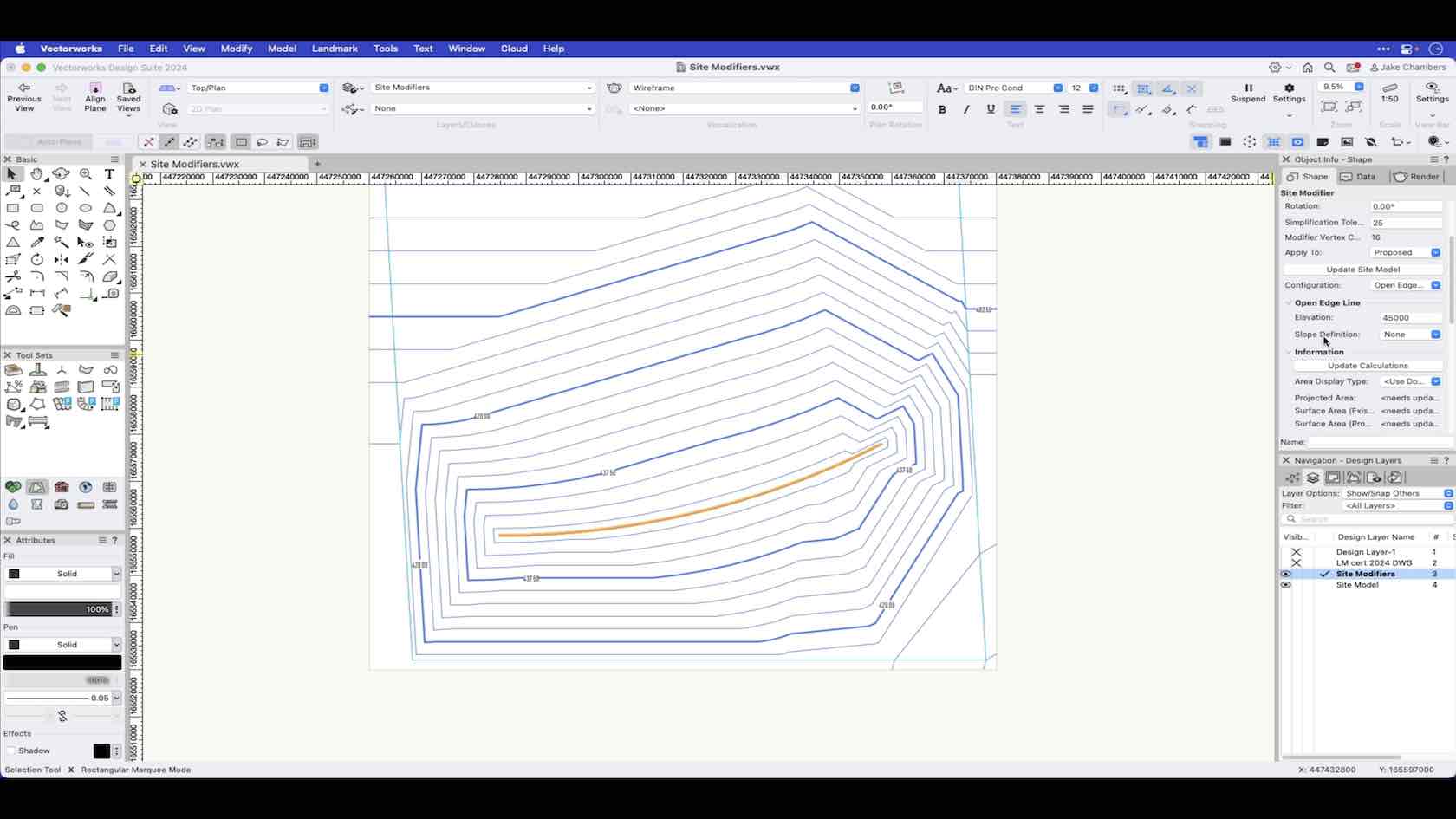 SITE MODIFIERS - OPEN EDGE LINE 2024 | Vectorworks University